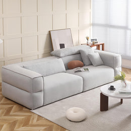 AAF Furniture Fleece Fabric Overstuffed Multifunction Sofa set for Liv ...