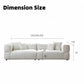 AAF Furniture Fleece Fabric Overstuffed Multifunction Sofa set for Liv ...